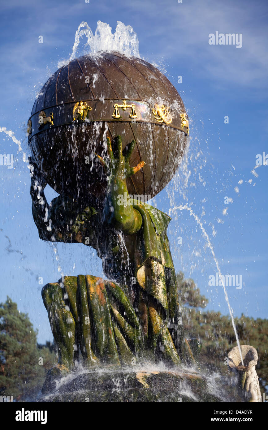 Atlas Fountain Castle Howard High Resolution Stock Photography and ...