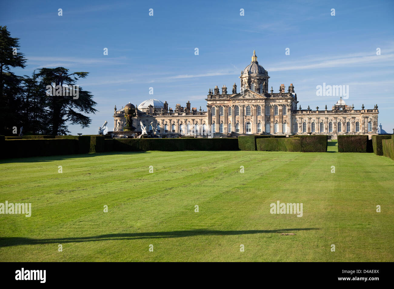 The House and Gardens,Castle Howard,North Yorkshire Stock Photo - Alamy