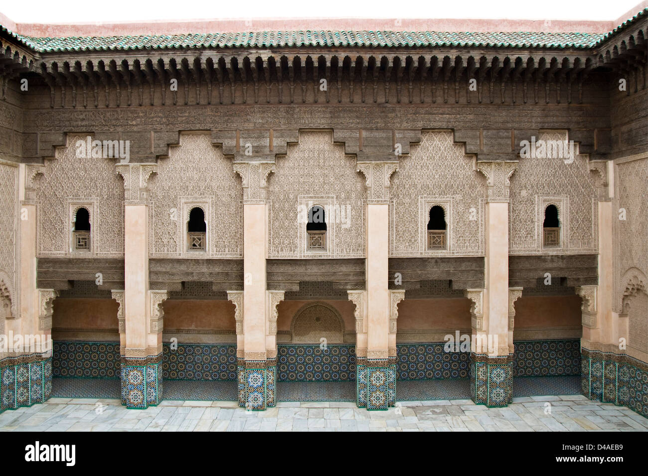 Morocco, Marrakech, Medressa Ben Yussuf Stock Photo - Alamy