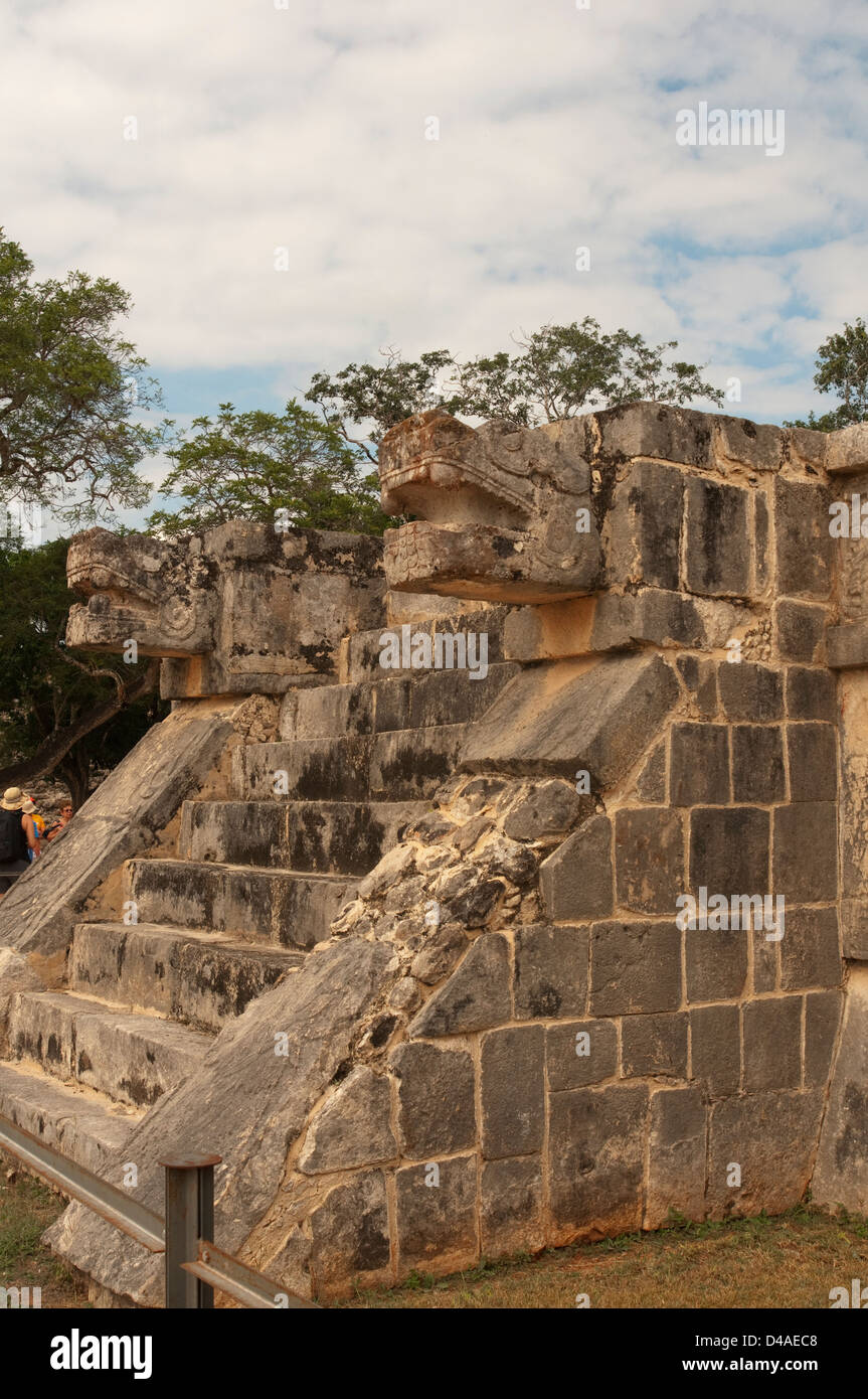 Platform of Venus, Chichen Itza, Mexico Stock Photo - Alamy