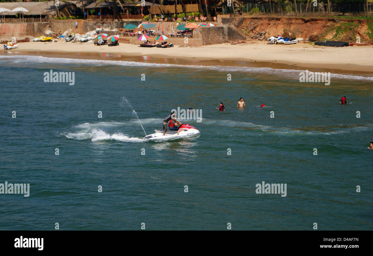 Jet skis goa beaches hi-res stock photography and images - Alamy