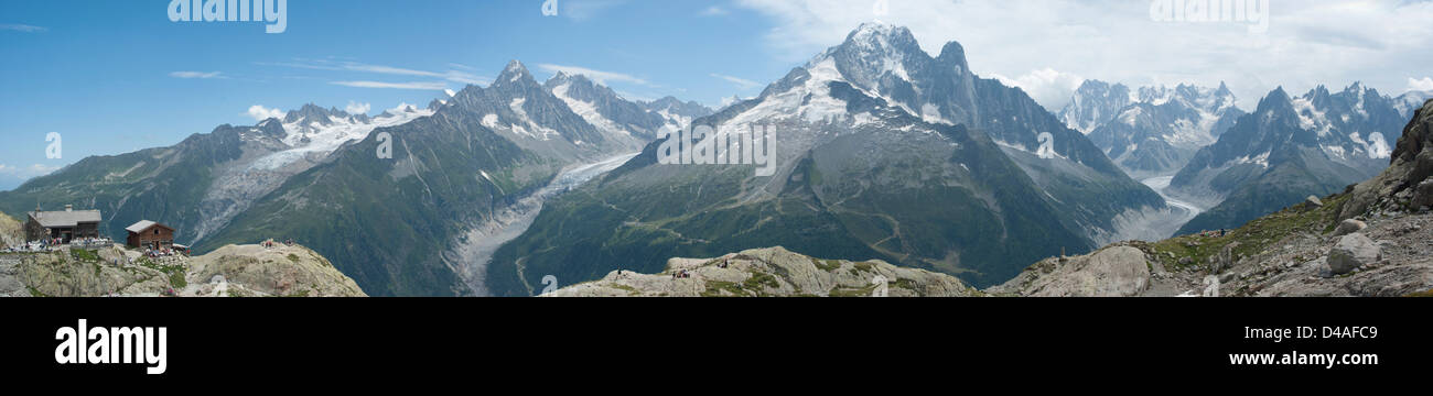 Glacier chamonix alps altitude sky hi-res stock photography and images ...