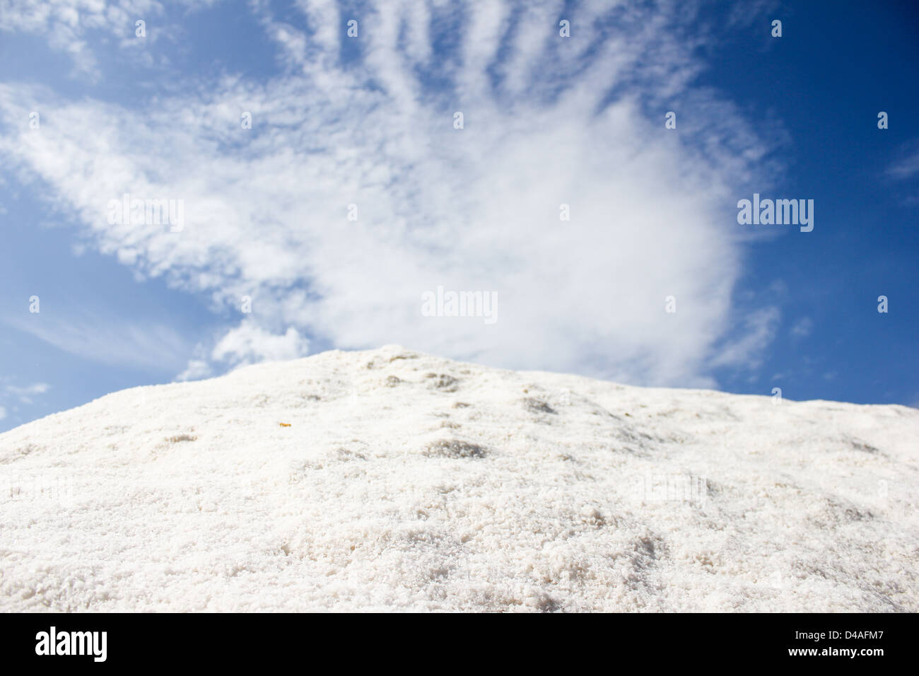 collected natural sea salt saline nature natural Stock Photo - Alamy