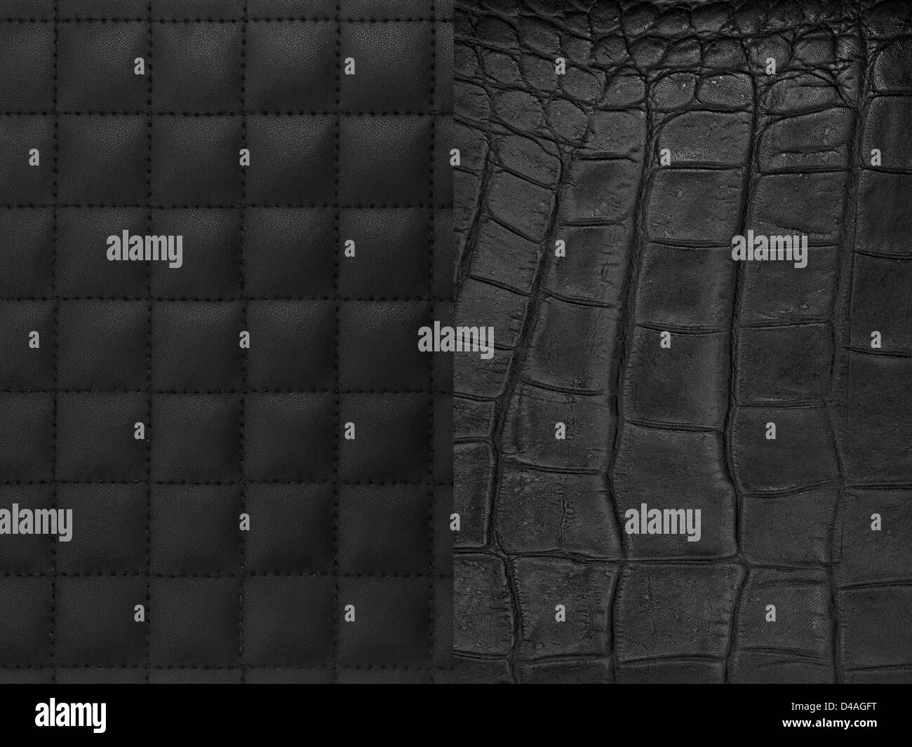 Brown leather texture closeup detail Black and White Stock Photos ...