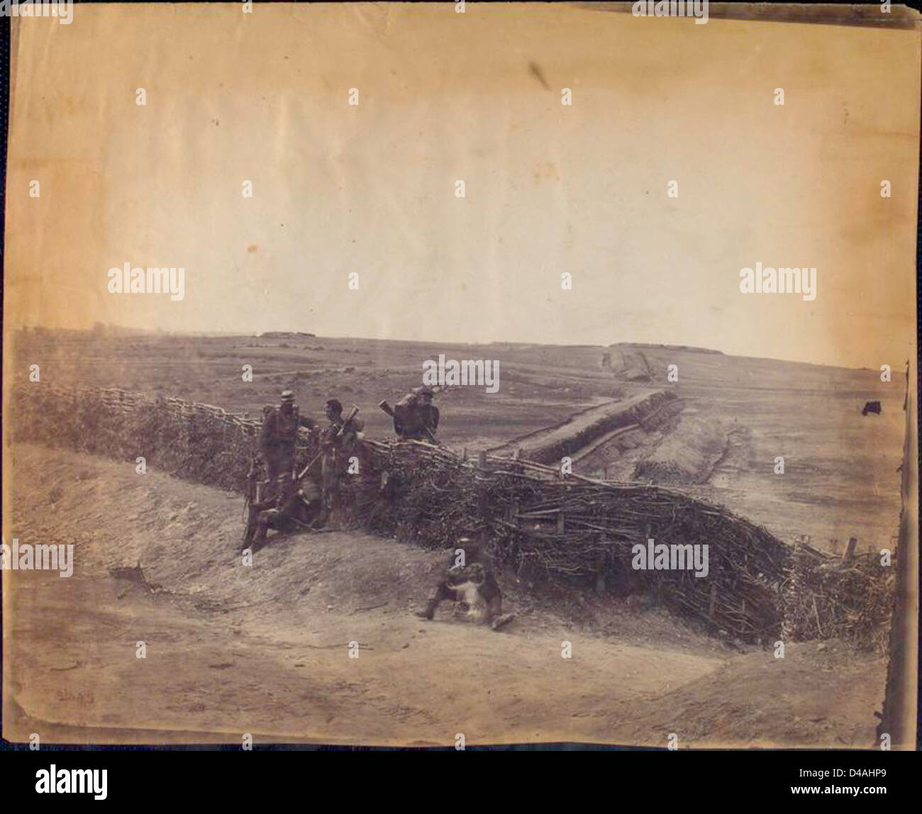 The fortifications on the heights of Centreville, built during the ...