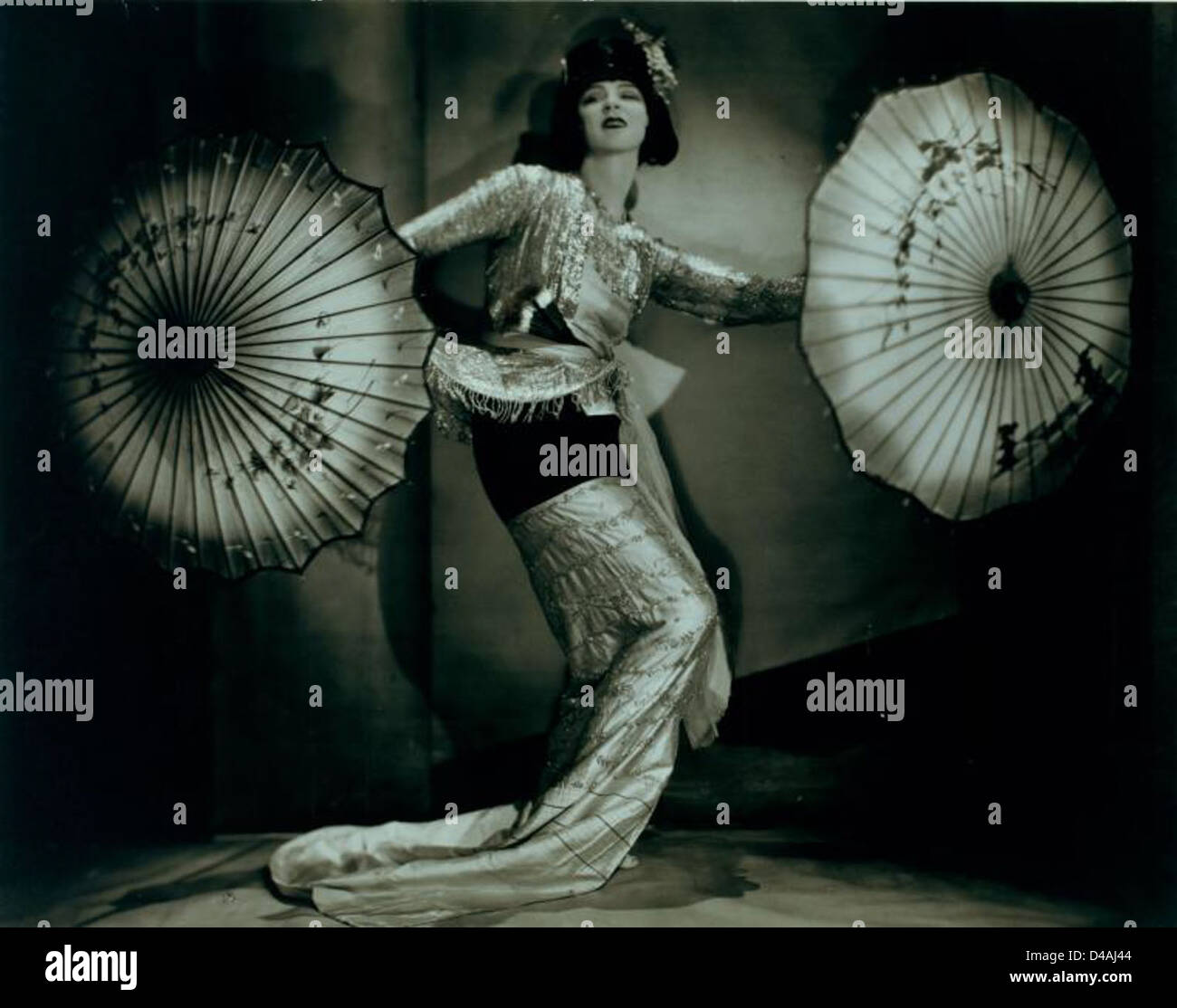 Ruth St. Denis, a pioneer of modern dance, is captured performing a ...