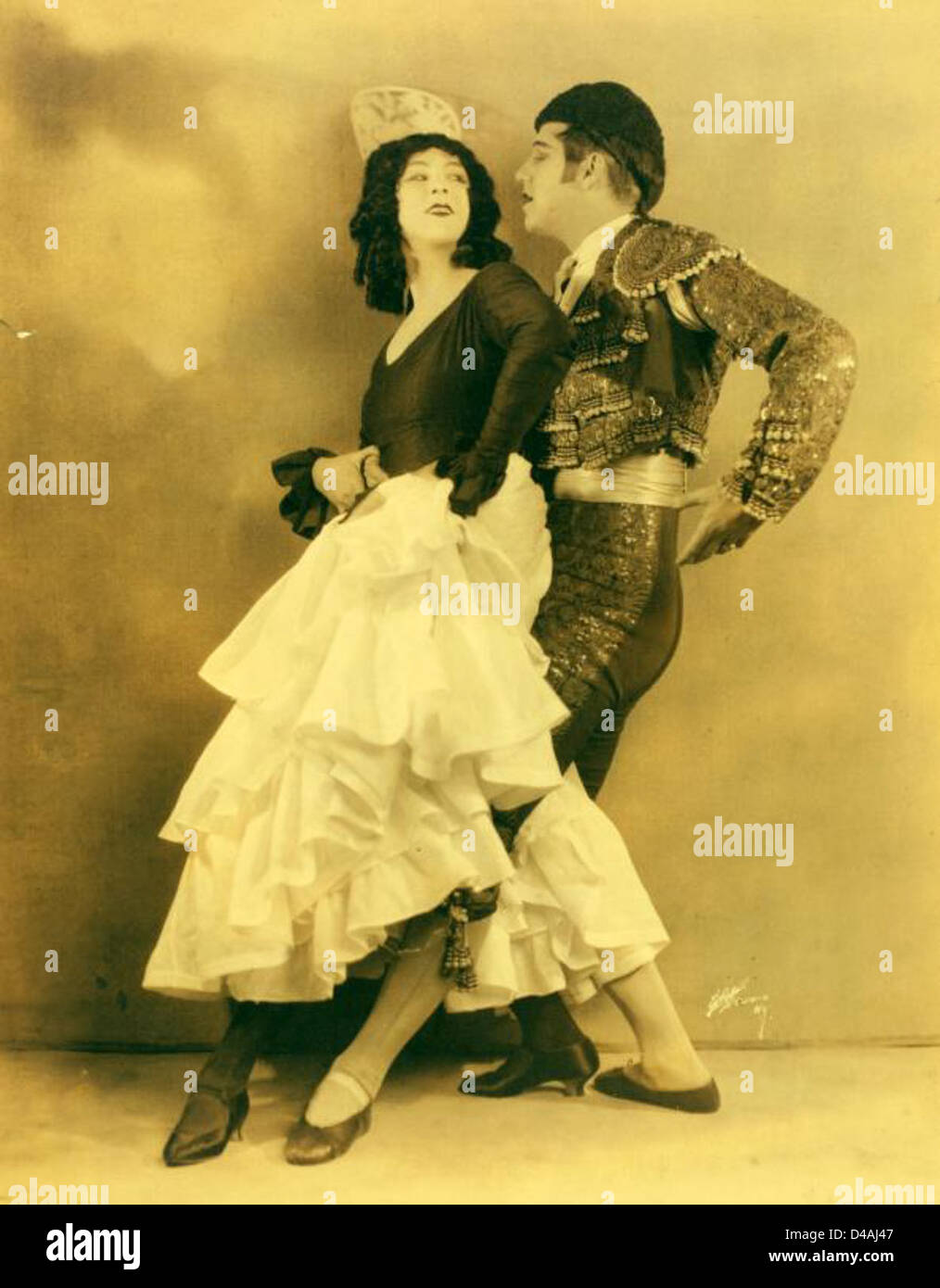 A photograph from 1923 featuring Ruth St. Denis and Ted Shawn in ...