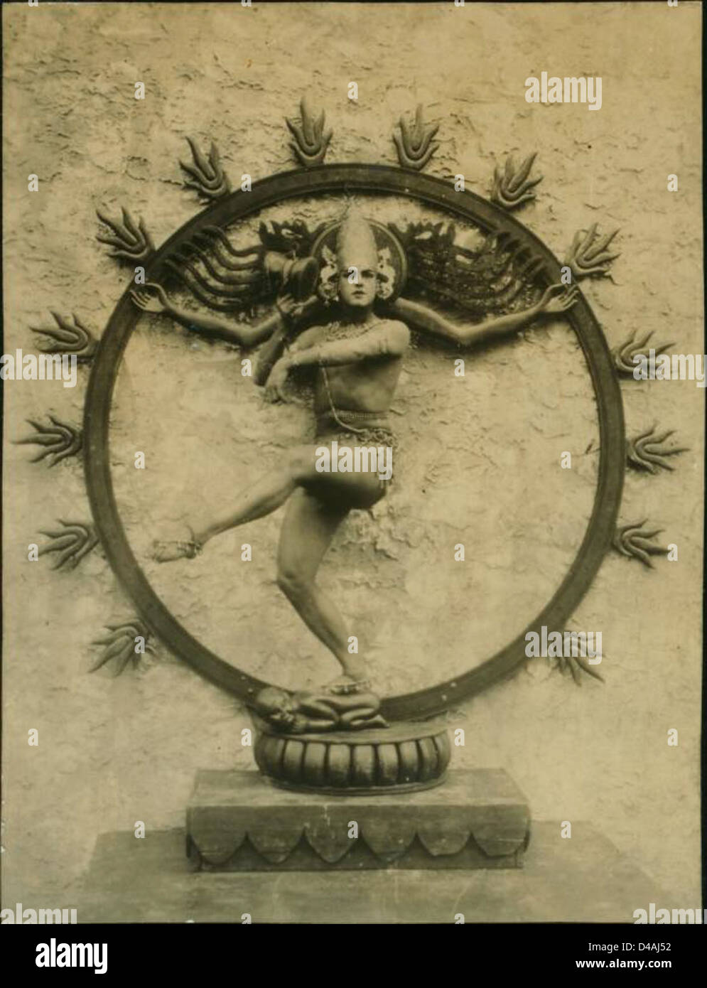 This 1928 photograph features Ted Shawn performing the Cosmic Dance of ...