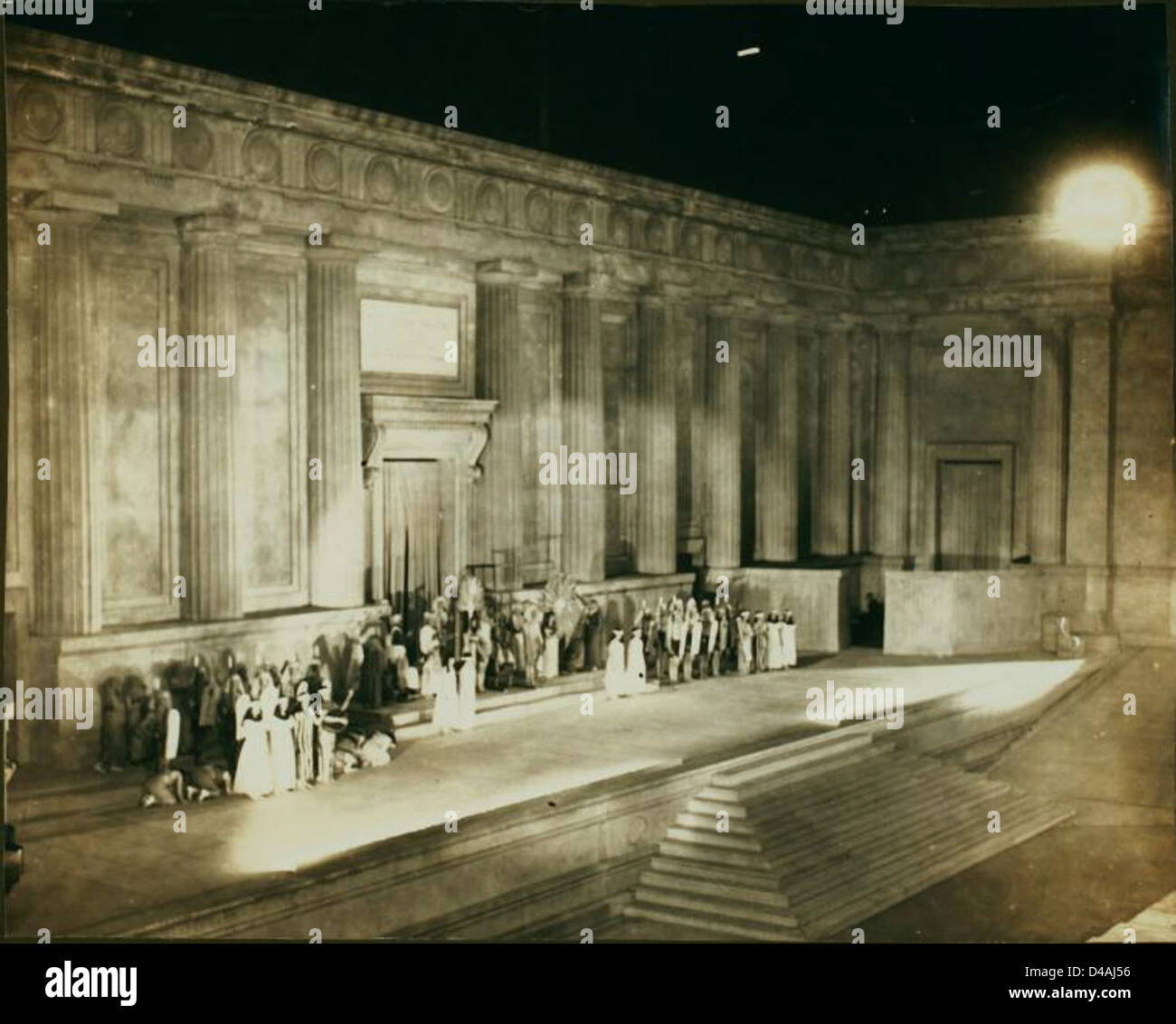 A photographic print capturing an Egyptian-themed scene from the Greek ...