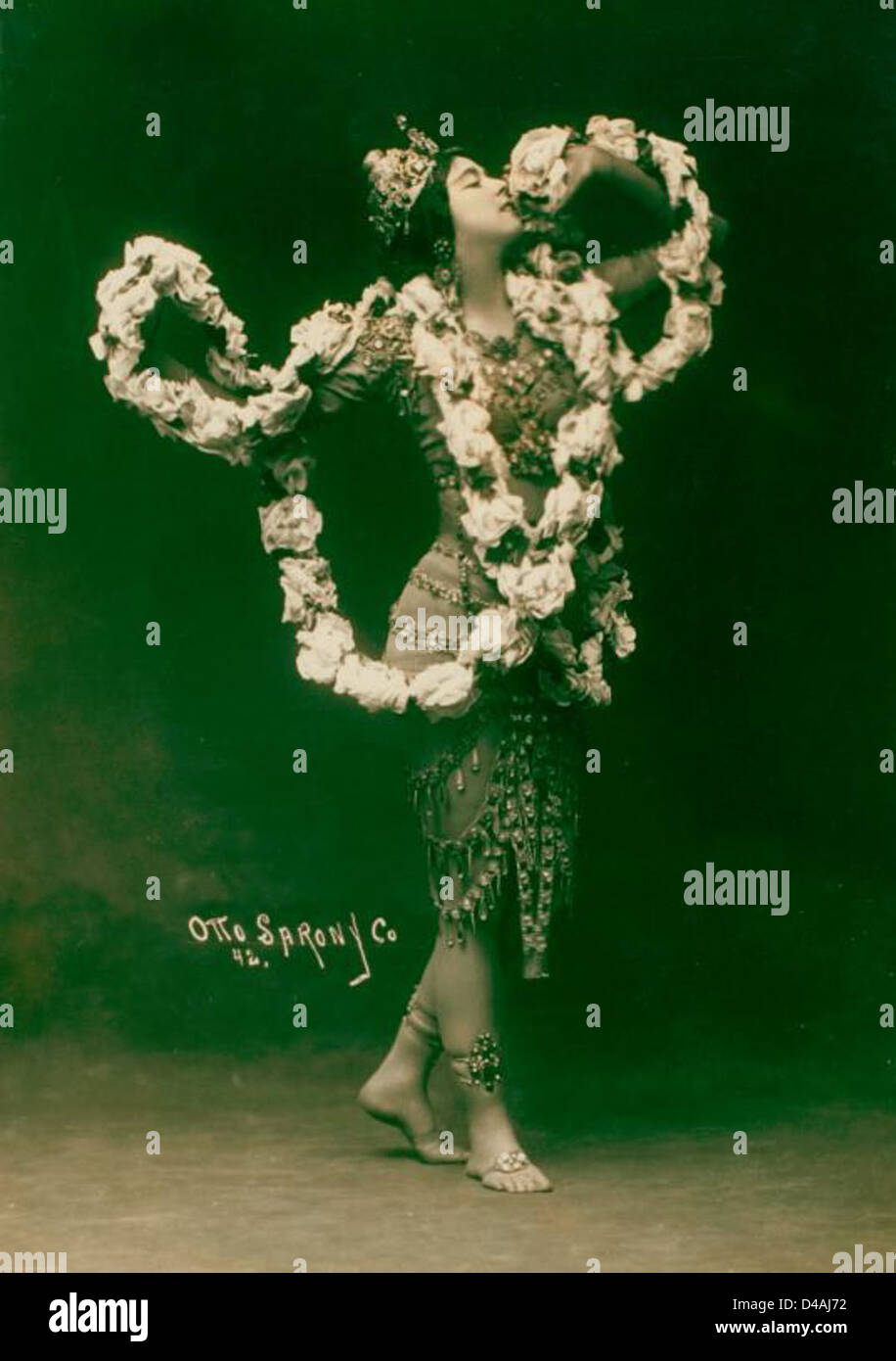 Ruth St. Denis performs her iconic dance 'Radha' in this 1908 ...