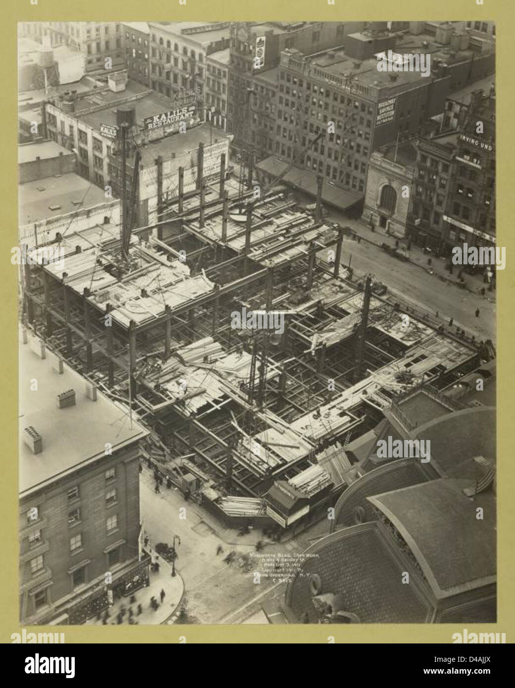 Skyscraper construction 1910s hi-res stock photography and images - Alamy