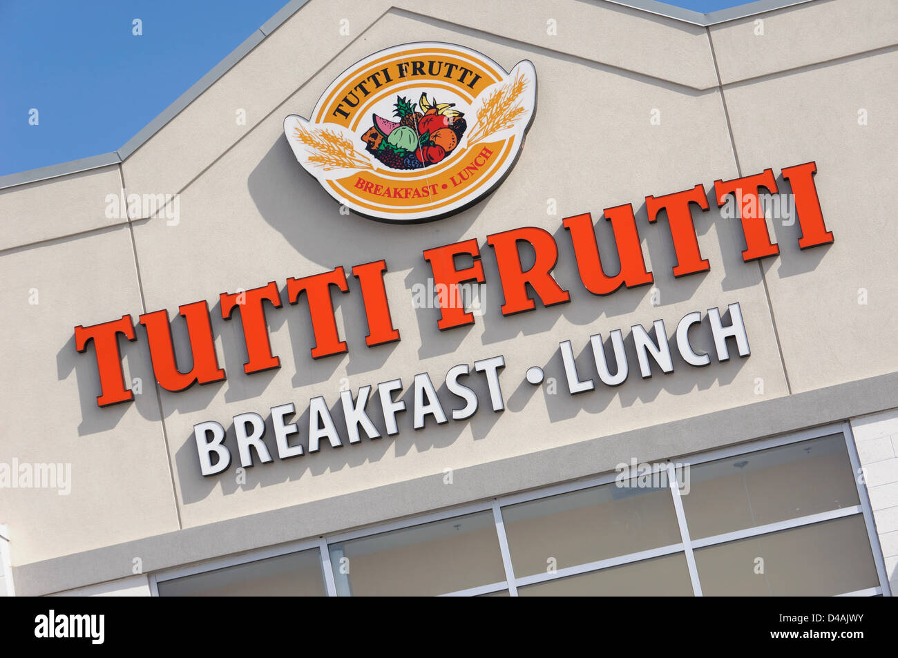 Tutti Frutti Restaurant Stock Photo - Alamy