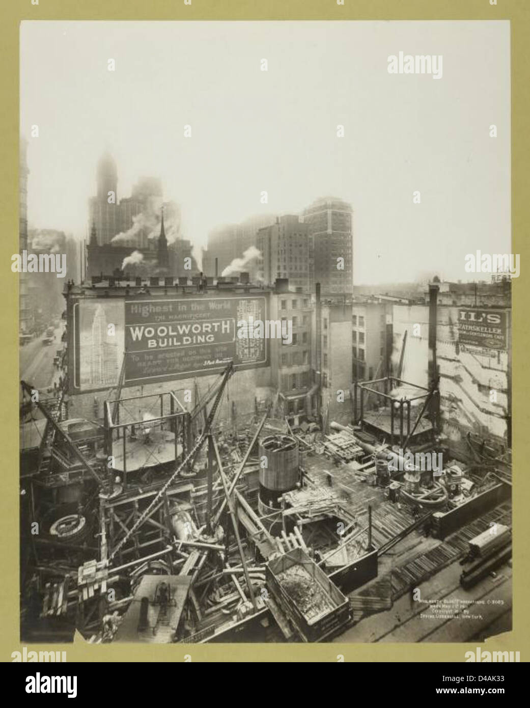 Skyscraper construction 1910s hi-res stock photography and images - Alamy