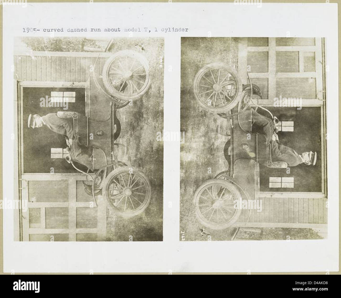 1905 - Oldsmobile , curved dashed run about model T, 1 cyli Stock Photo ...