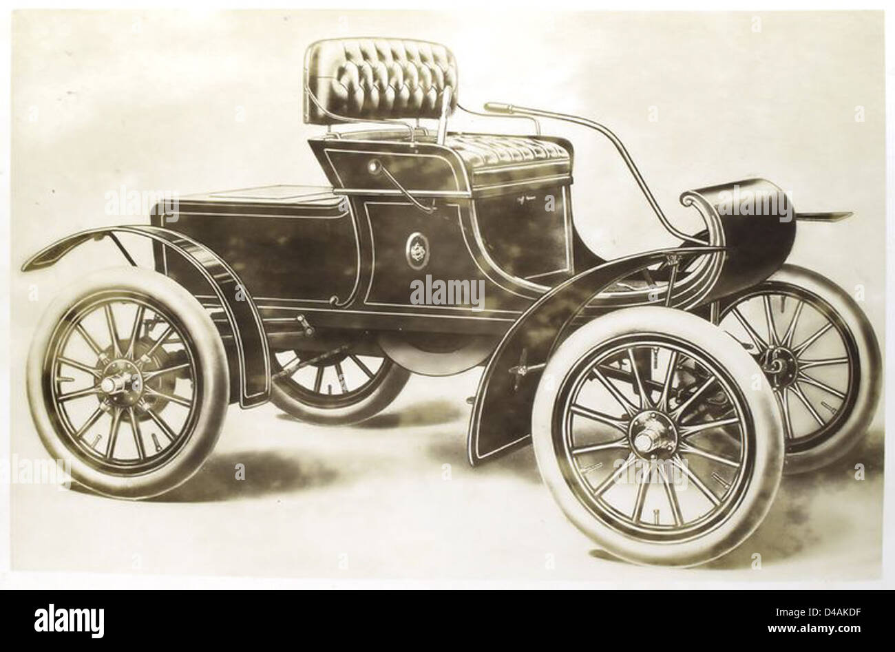 A photograph from the New York Public Library showing an early model ...