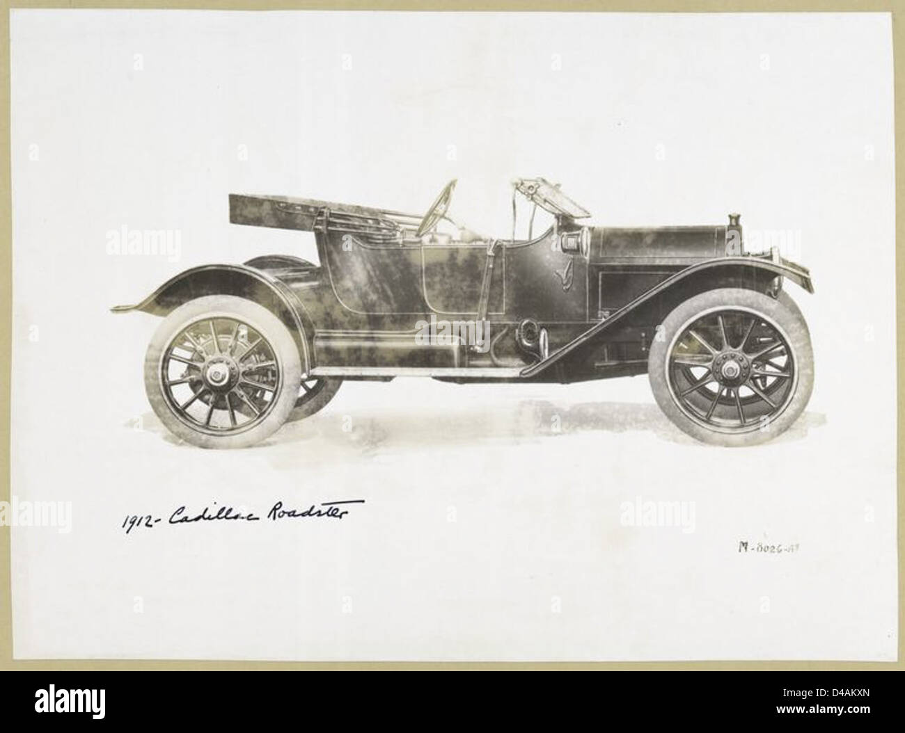 A photograph of the 1912 Cadillac Roadster, a classic automobile from ...