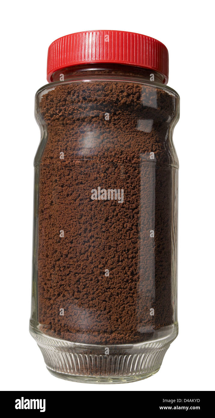 Jar of instant coffee Stock Photo - Alamy