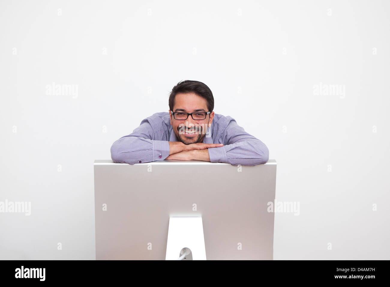 Freiburg, Germany, young Indians with computer monitor Stock Photo - Alamy