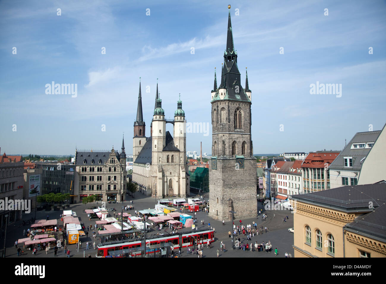 Map of halle hi-res stock photography and images - Alamy