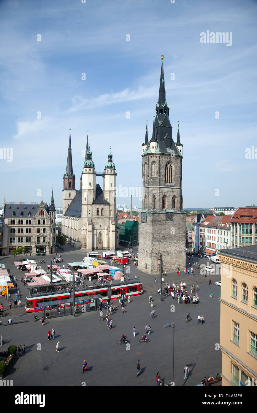 Map of halle hi-res stock photography and images - Alamy