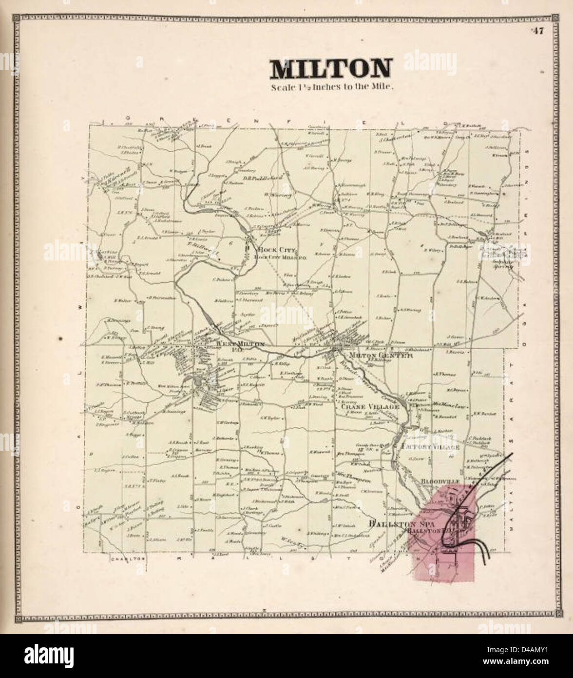 Milton township hi-res stock photography and images - Alamy