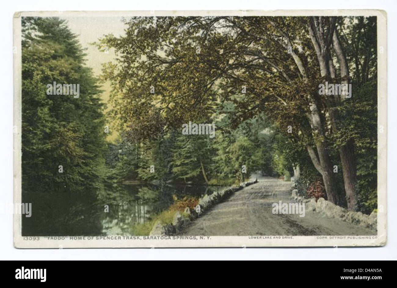 This image captures Yaddo, the estate of Spencer Trask in Saratoga ...