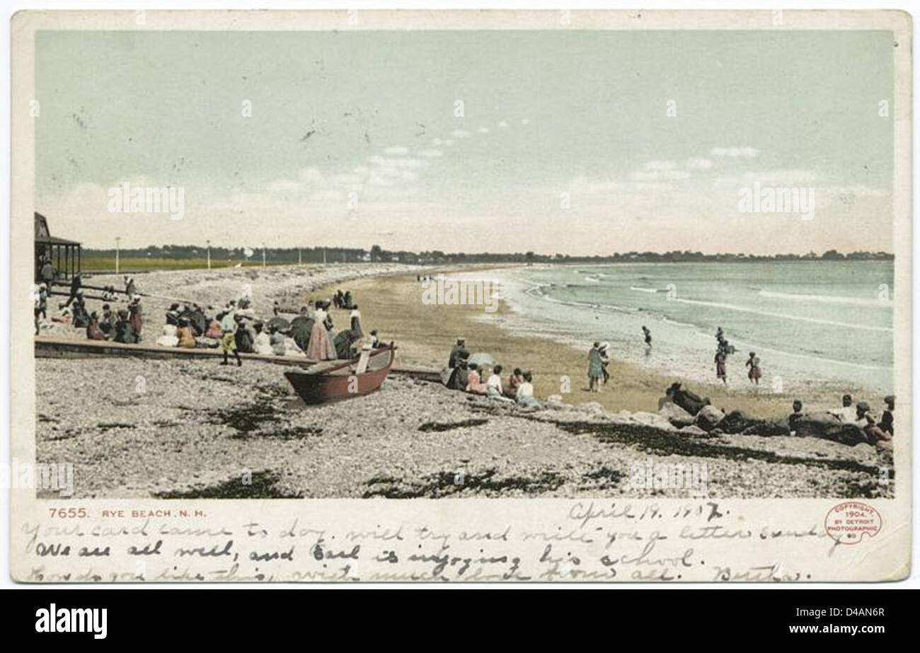 Vintage beach postcards hi-res stock photography and images - Alamy