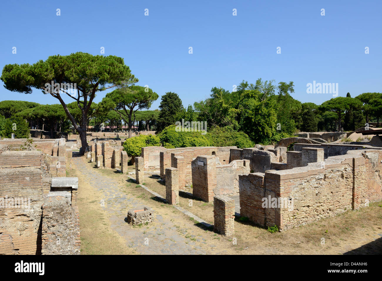 Ancient Roman town of Ostia Antica near Rome, Italy Stock Photo - Alamy