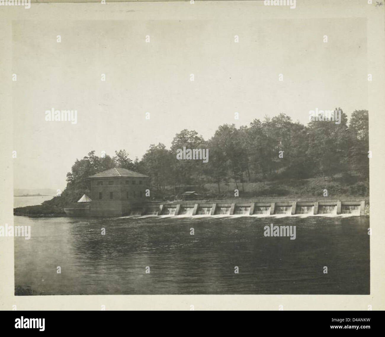 This image shows the Kensico Influent Weir and its associated chamber ...