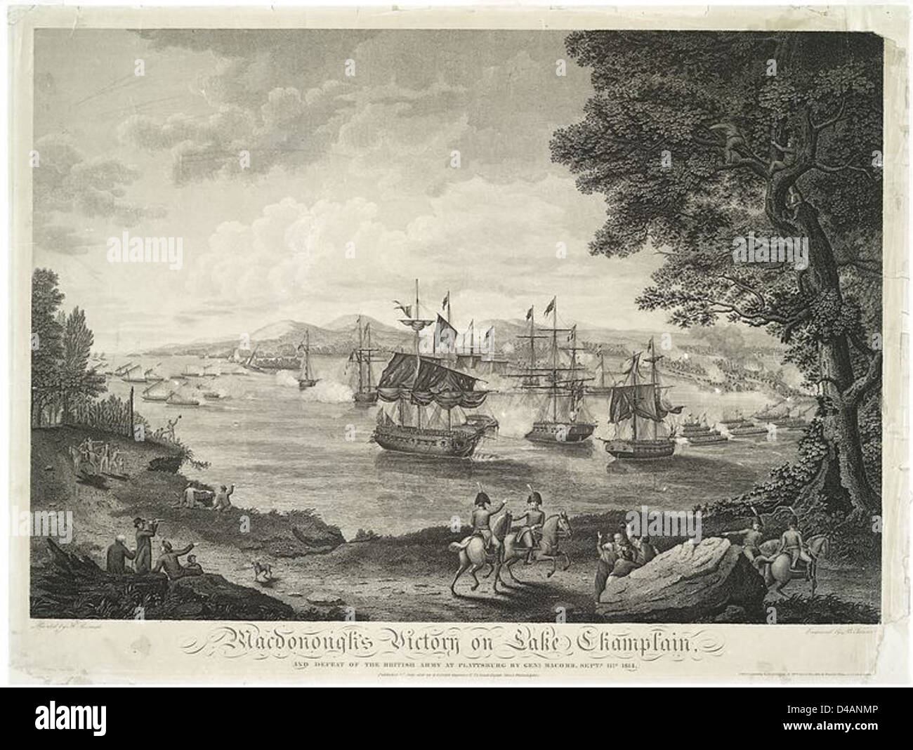 Champlain battle 1814 hi-res stock photography and images - Alamy