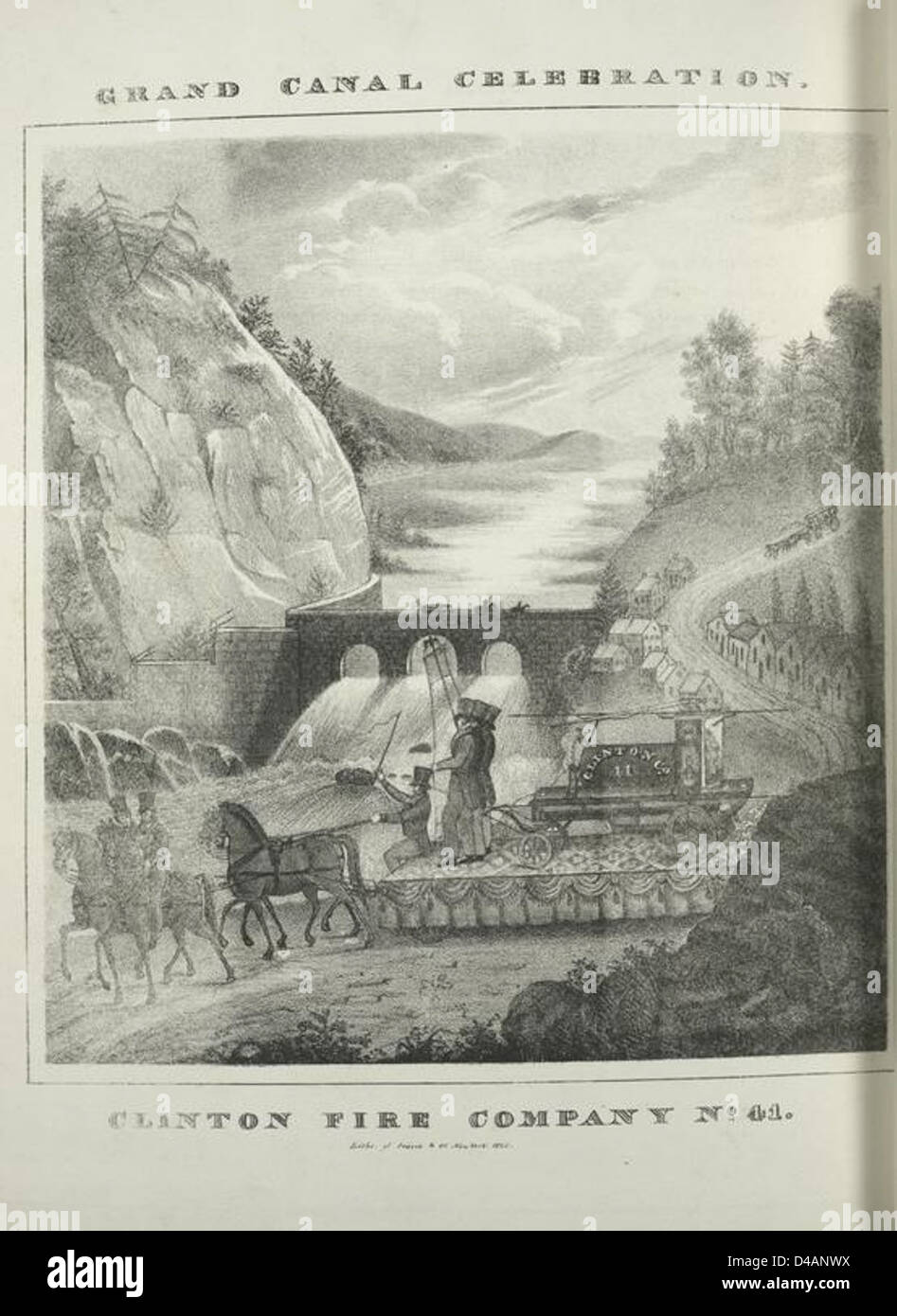 This image shows the Clinton Fire Company No. 41, stationed near the ...