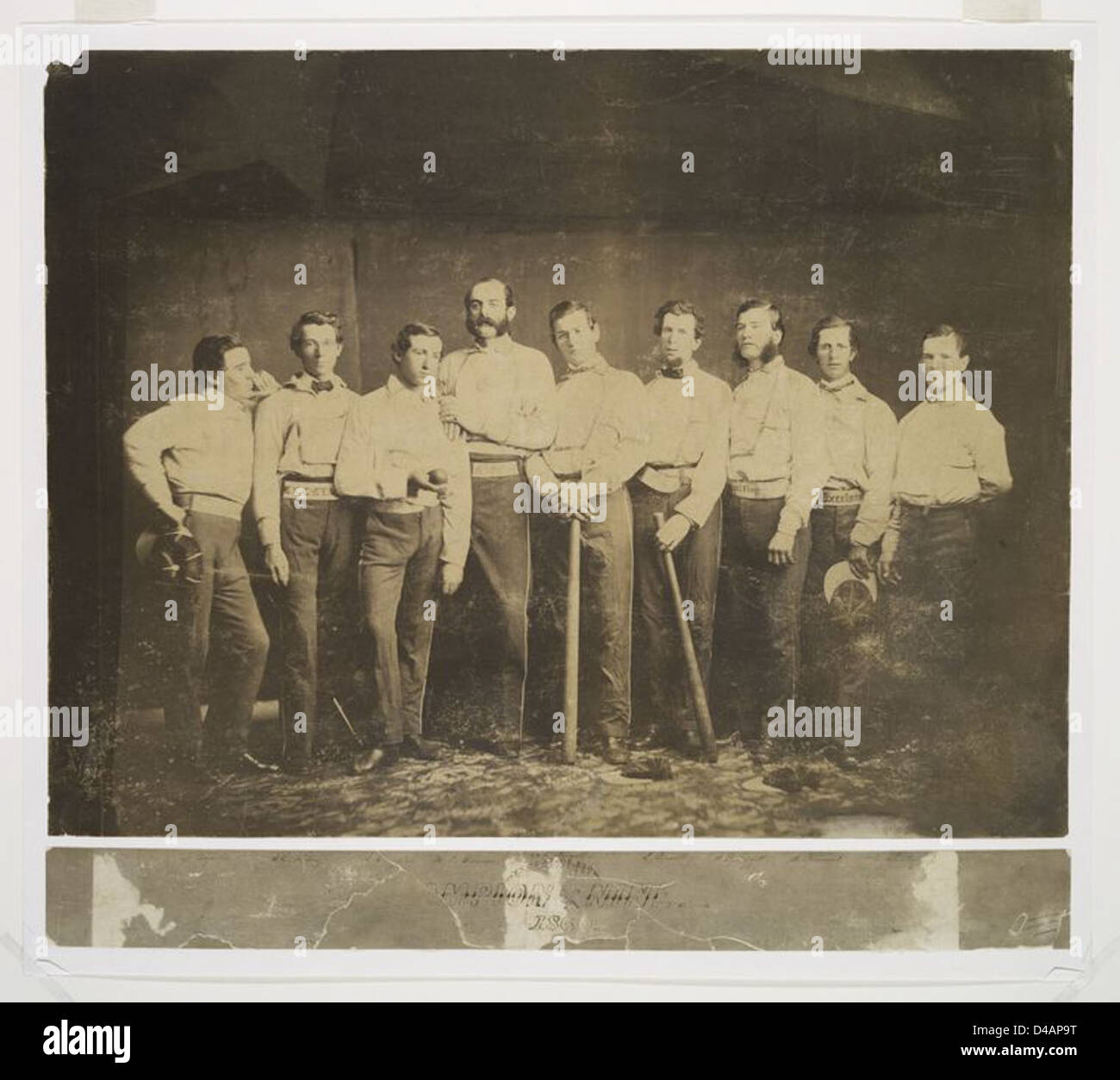 Baseball 1800s hi-res stock photography and images - Alamy