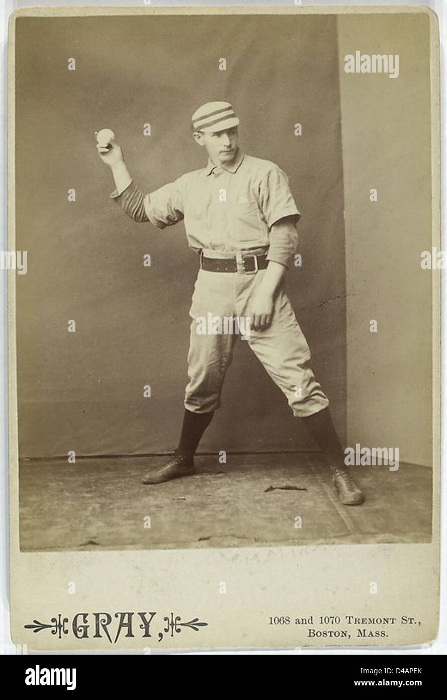A portrait of Ed Daily, a baseball player from the Philadelphia Quakers ...