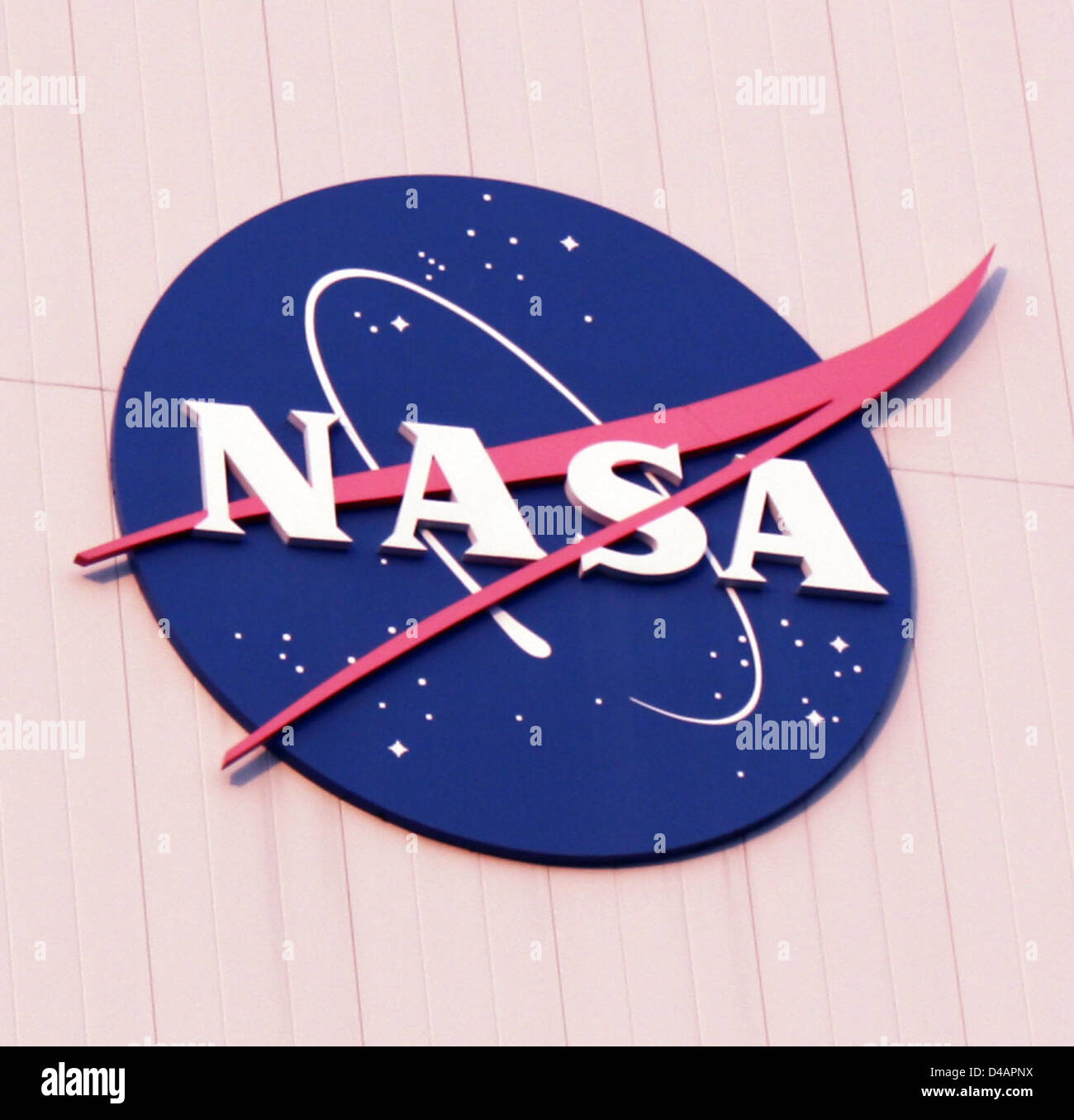 The iconic NASA 'meatball' logo is displayed on a B29 aircraft at ...