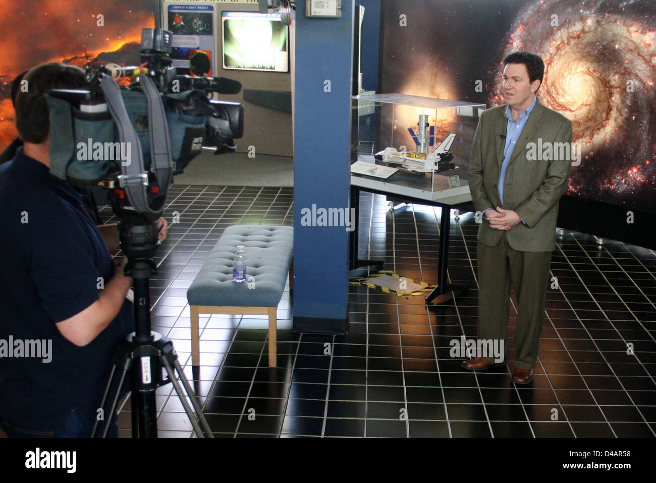 Lee Feinberg discusses the James Webb Space Telescope (JWST) at NASA’s ...