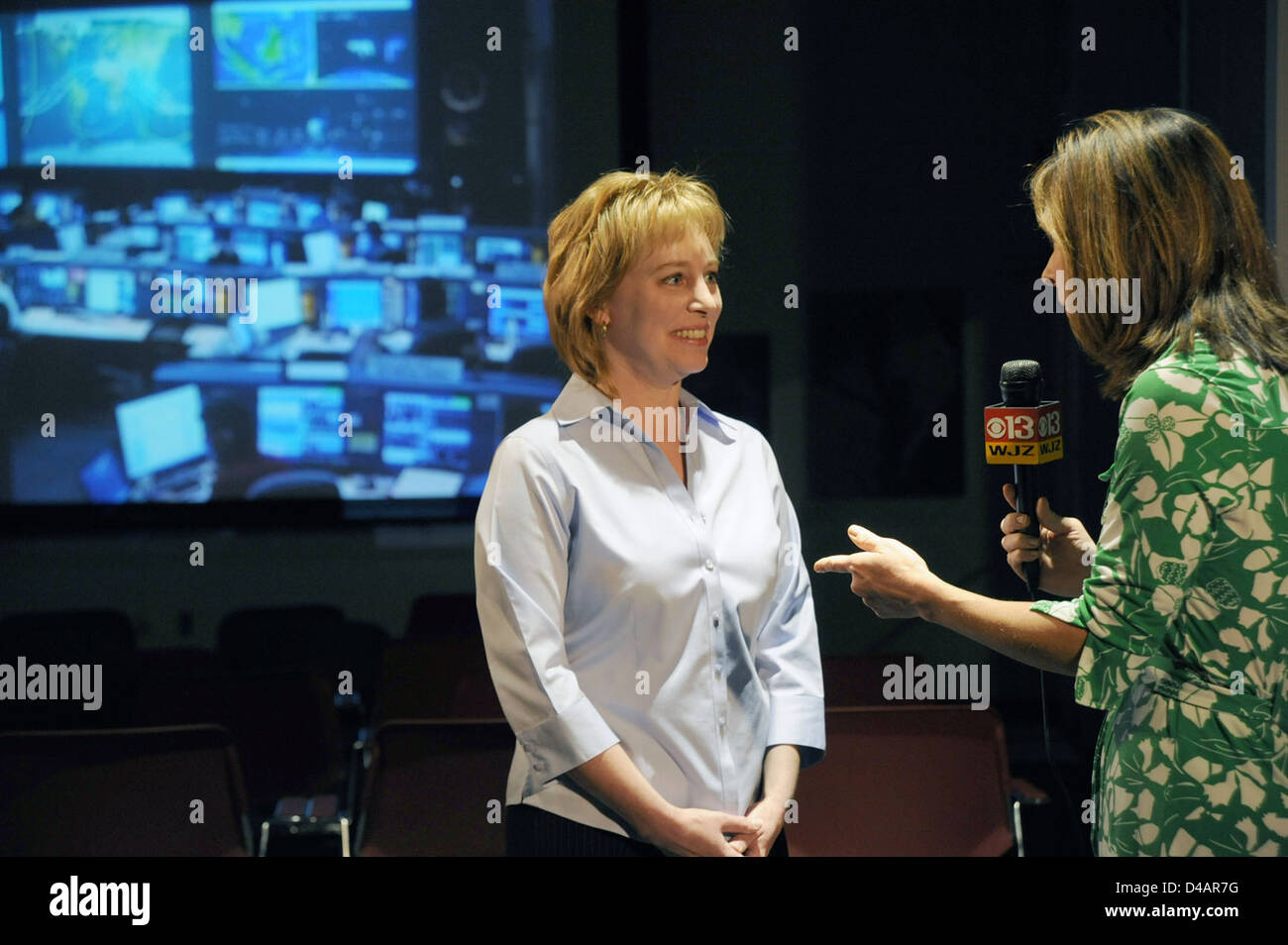 Kim Weaver News Interview Stock Photo - Alamy