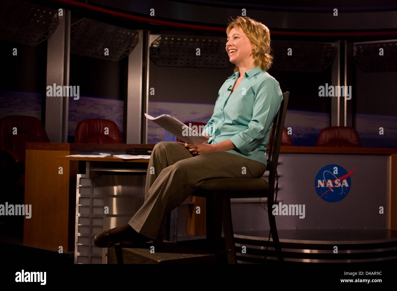 Kim Weaver Television Interviews Stock Photo - Alamy