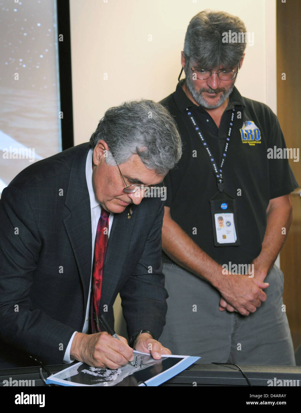 Apollo 17 astronaut Harrison Schmitt visits NASA's Goddard Space Flight ...