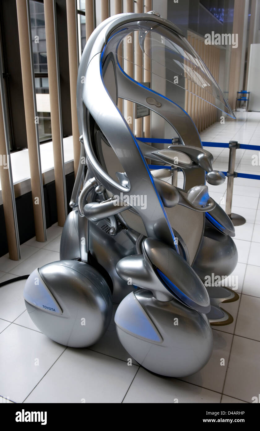 An "iUnit Personal Transportation Module" on display at the Toyota ...