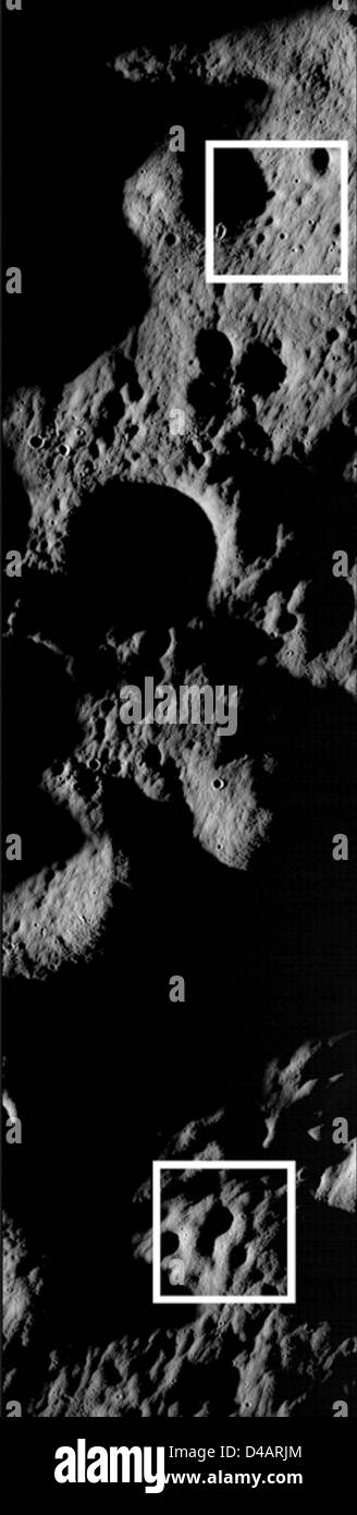 A camera image from NASA's Lunar Reconnaissance Orbiter (LRO) captures ...