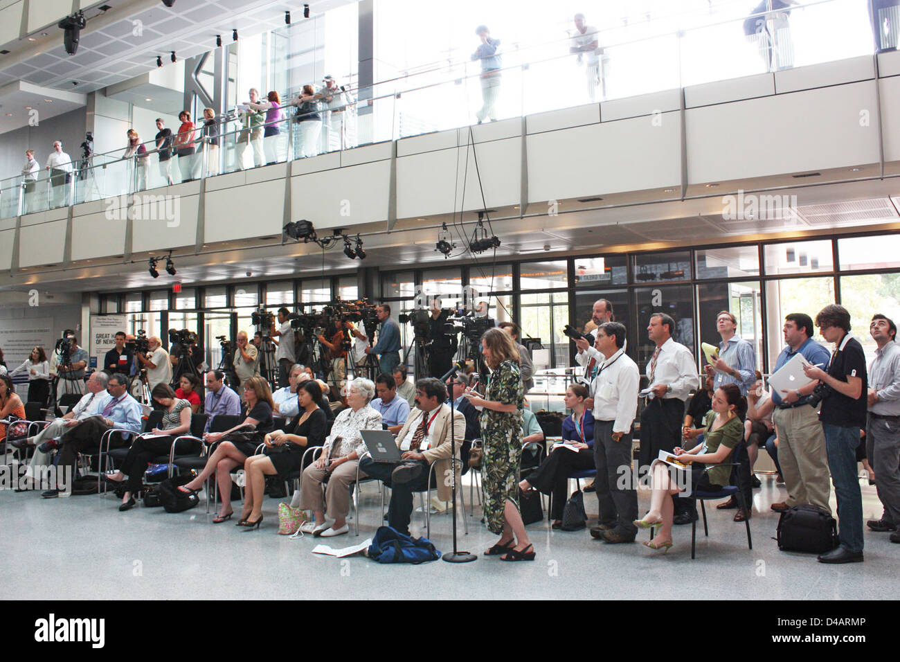 NASA hosted a press conference to announce the restoration of Apollo 11 ...