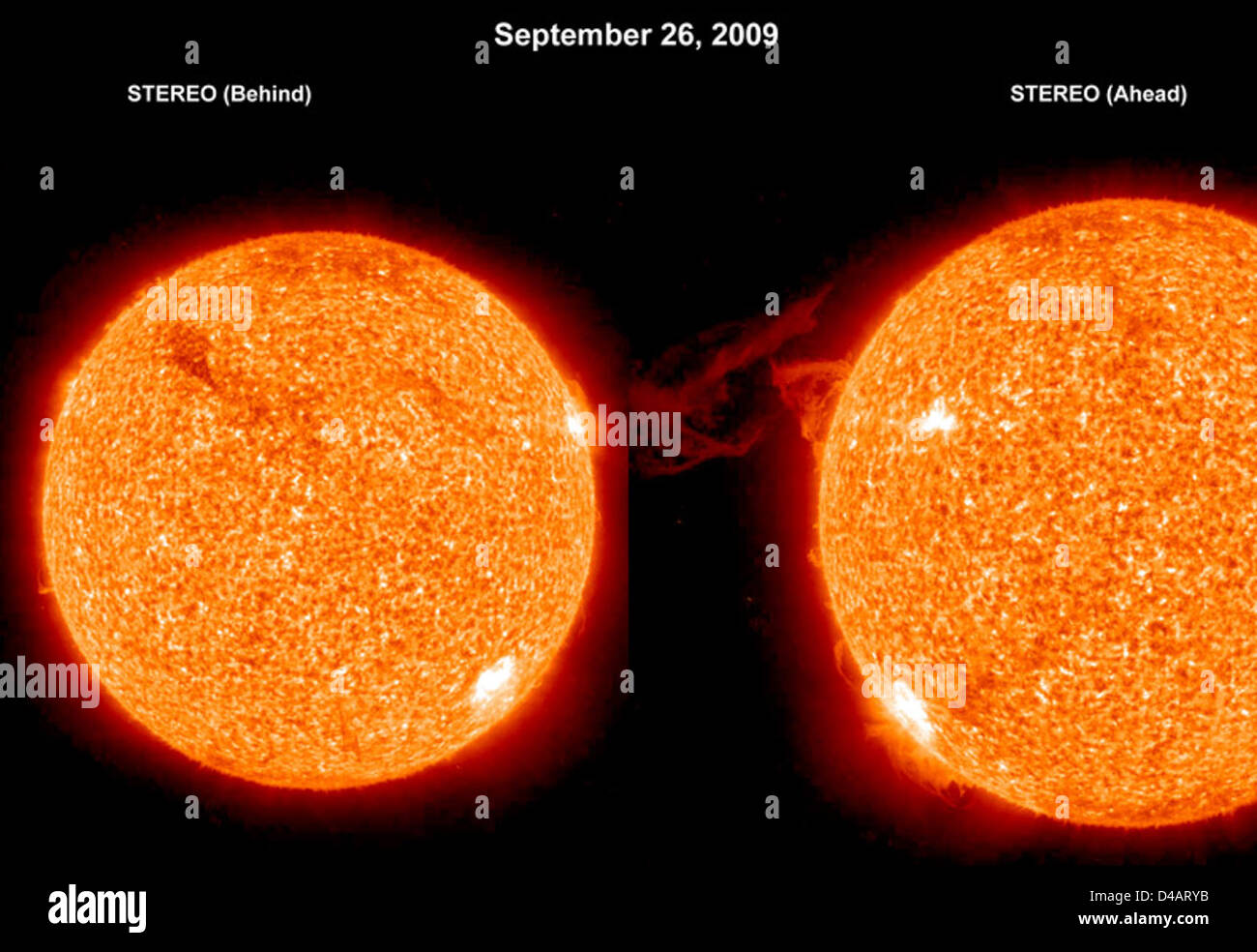 STEREO spacecraft capture detailed images of solar prominences ...