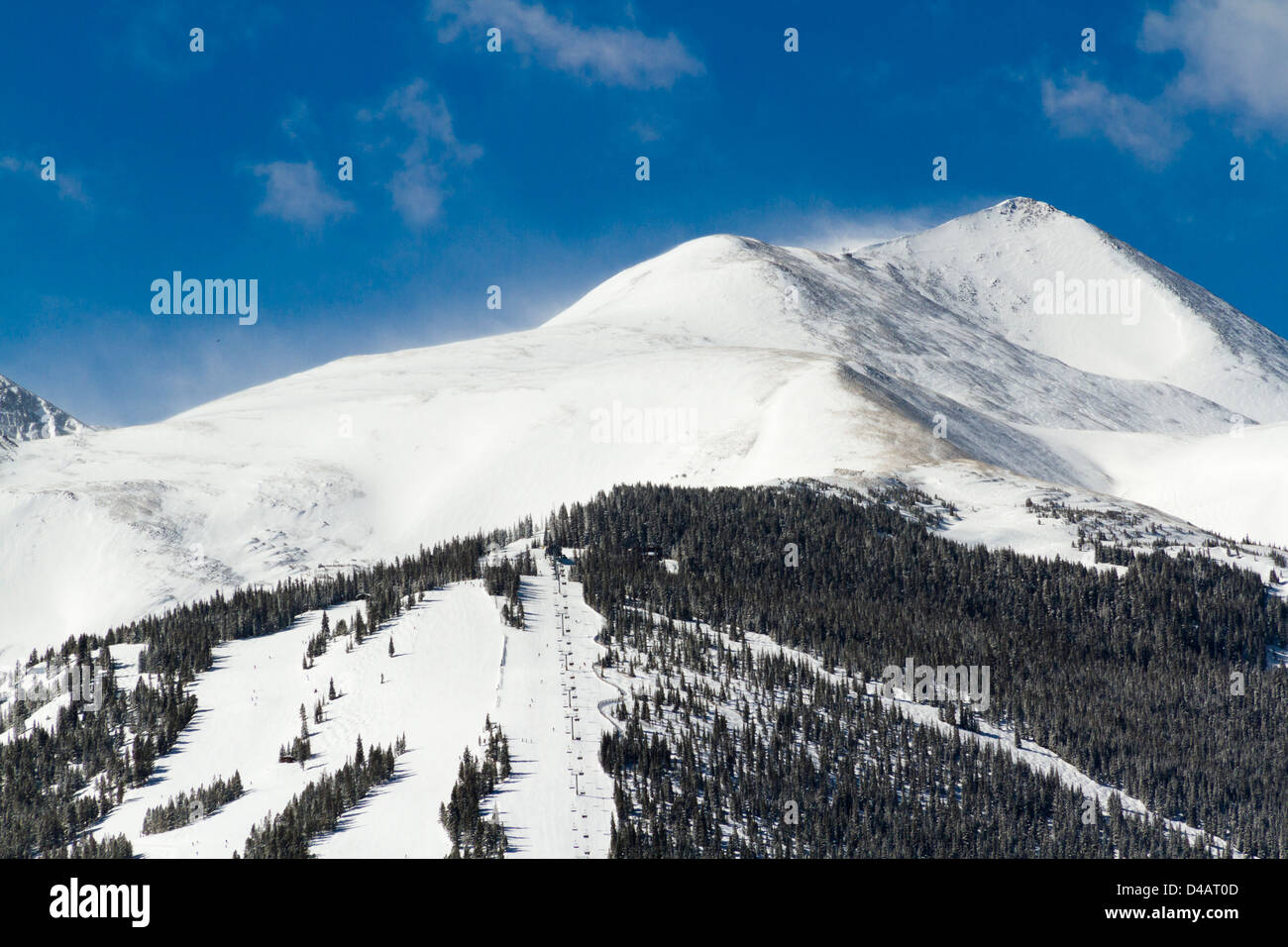 Breckenridge ski area in the Winter Stock Photo - Alamy