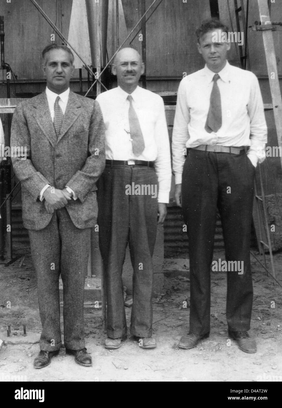 Robert Goddard With Guggenheim, Lindbergh Stock Photo - Alamy