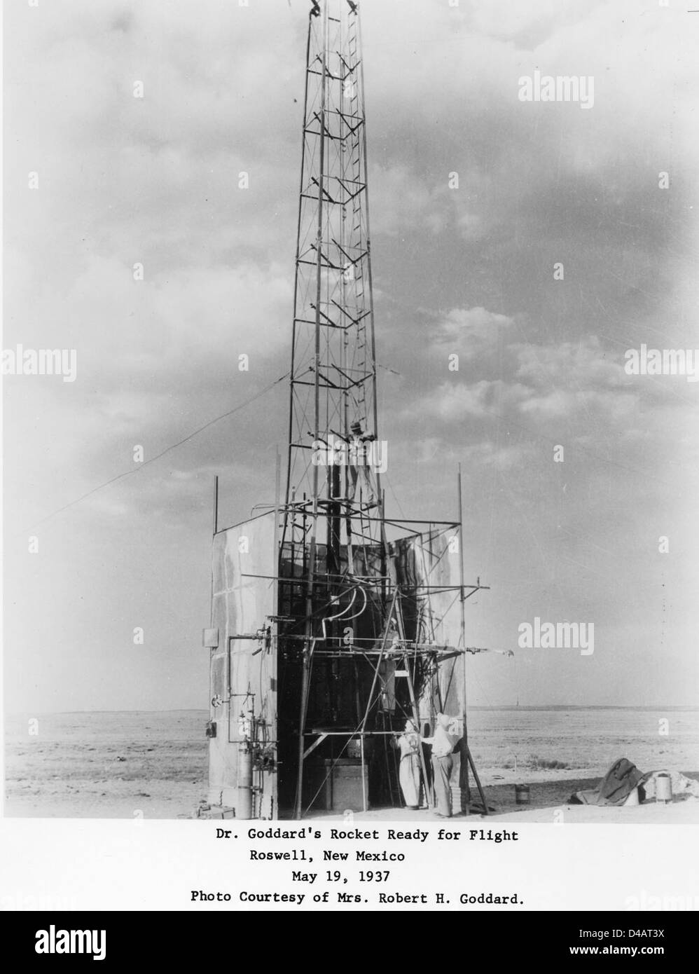 Dr. Robert H. Goddard, known as the father of modern rocketry, is ...