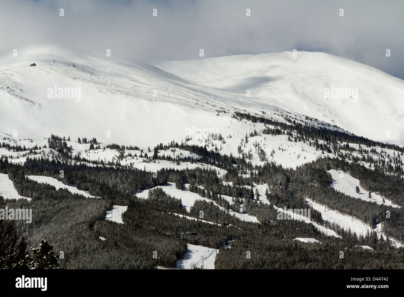 Breckenridge ski area in the Winter Stock Photo - Alamy