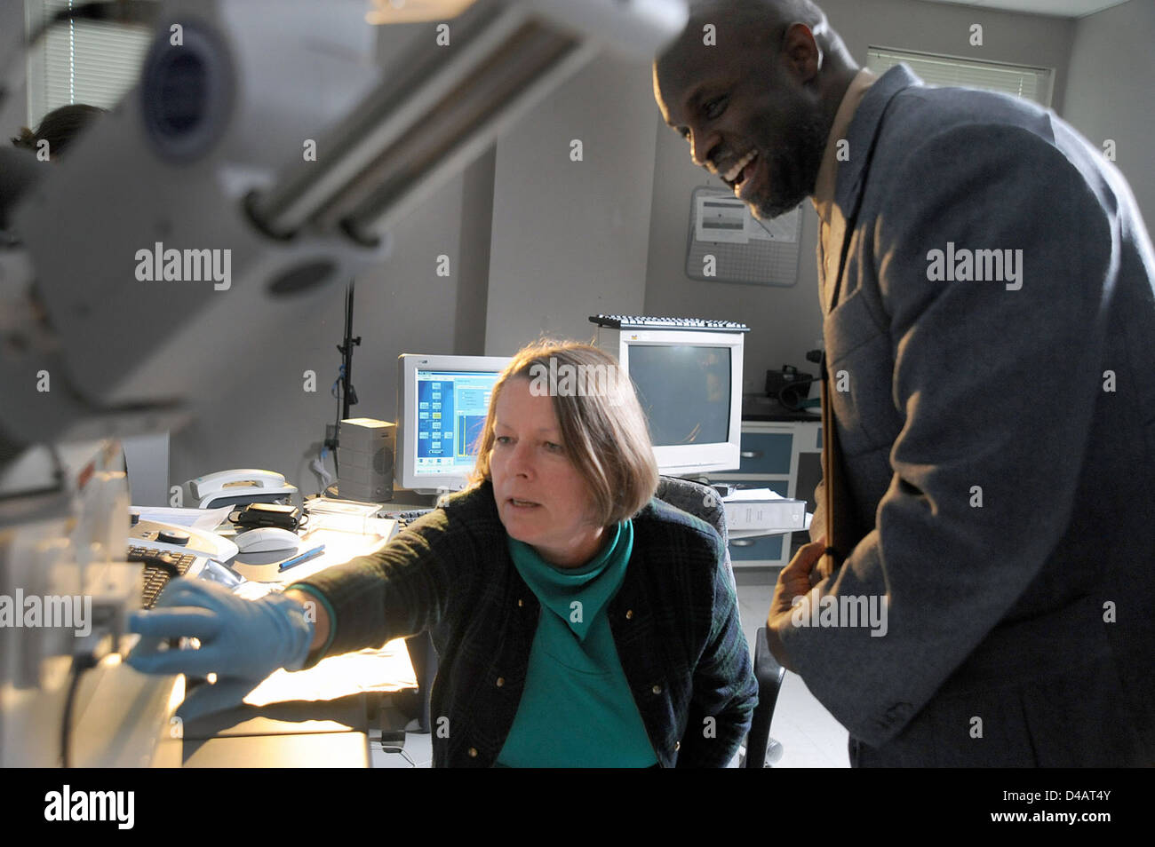Debbie Thomas and Tukufu Zuberi filmed a History Detectives episode at ...