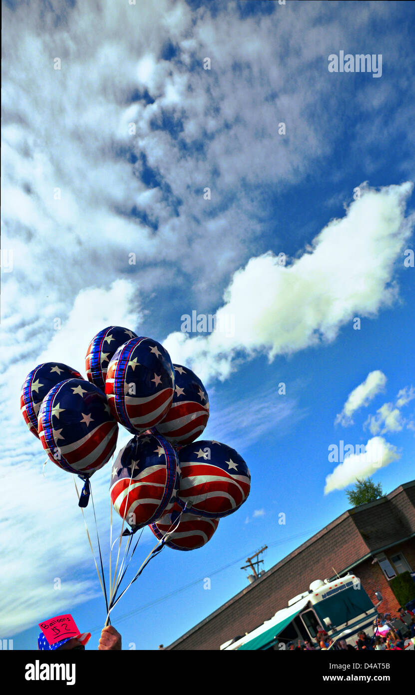 Good Ol' Fashioned American Parade Stock Photo - Alamy