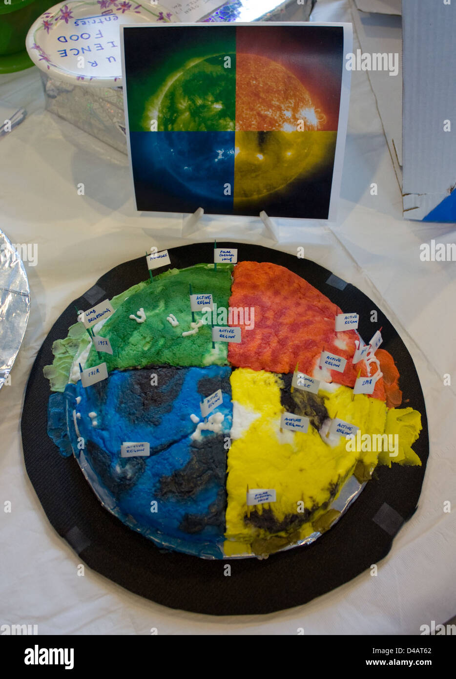 This image shows the Sun in multiple wavelengths, revealing different ...