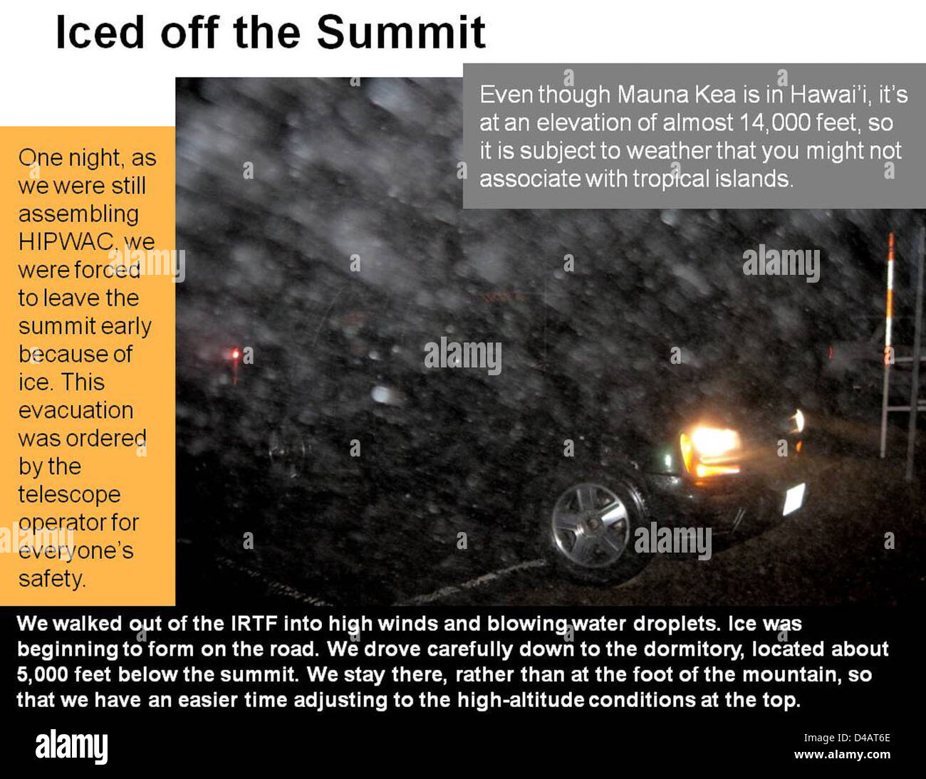 NASA captures the icy conditions atop a mountain summit, showcasing ...